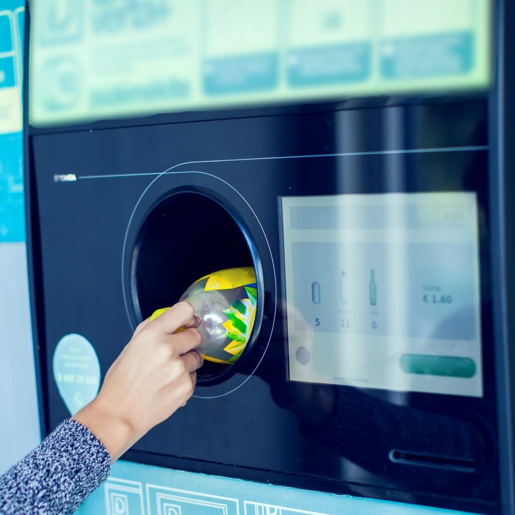 Shoppers,Return,Their,Bottles,And,Cans,Of,Reusable,Packagings,In ...